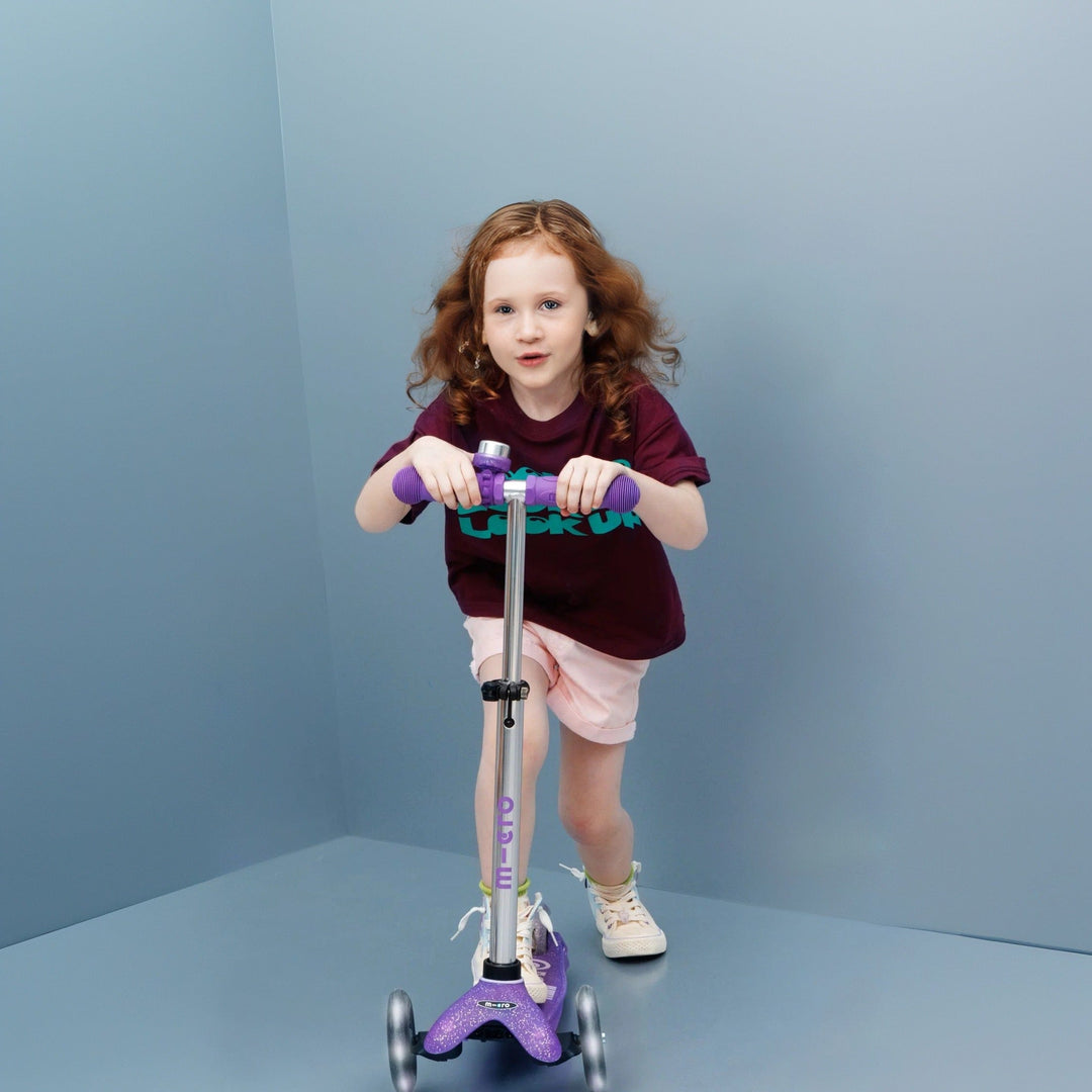 Mini Micro Deluxe Glitter LED 3 Wheel Scooter – NG Mobility